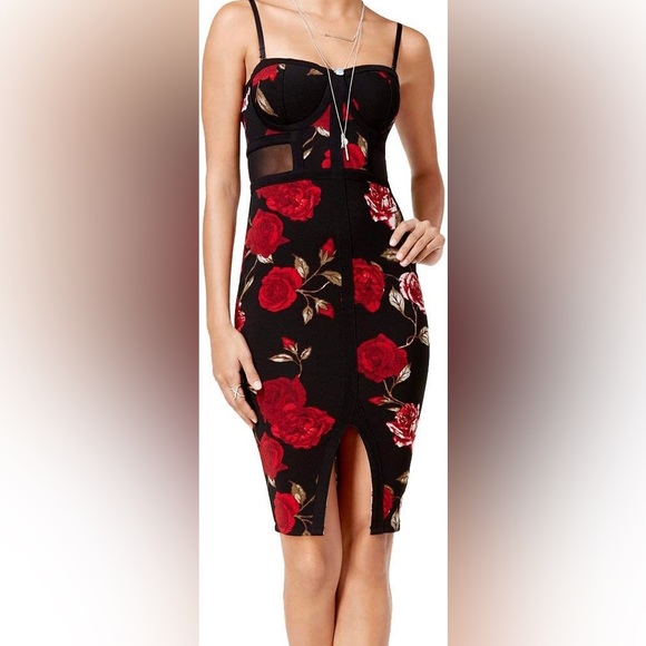 Material Girl | Dresses | Nwt Material Girl Bodycon Dress With Mesh ...